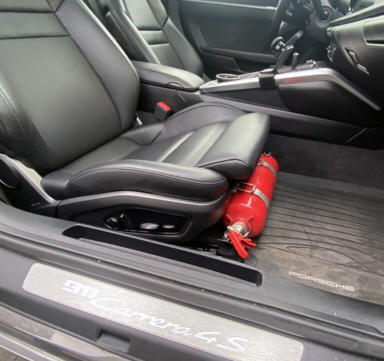 Porsche 911 992 Fire Extinguisher Mount Safety 1